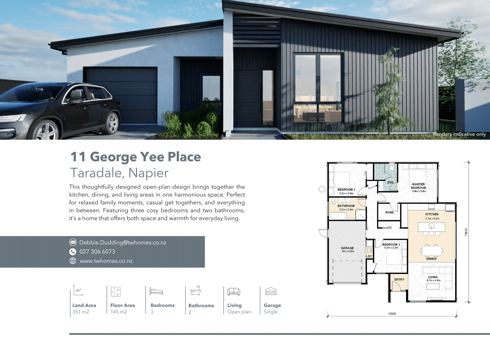 11 George Yee Place, Taradale, Napier - TW HOMES